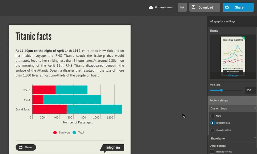 1 How To Customize Charts Infogram