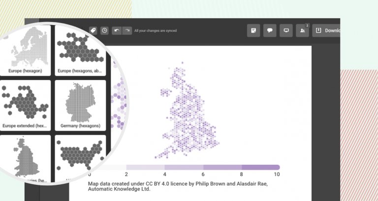 Introducing Interactive Square and Hexagon Maps | Infogram