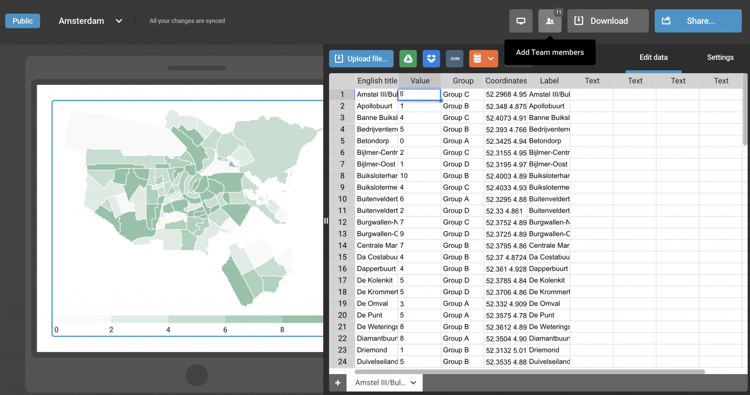 What is a choropleth map | Infogram
