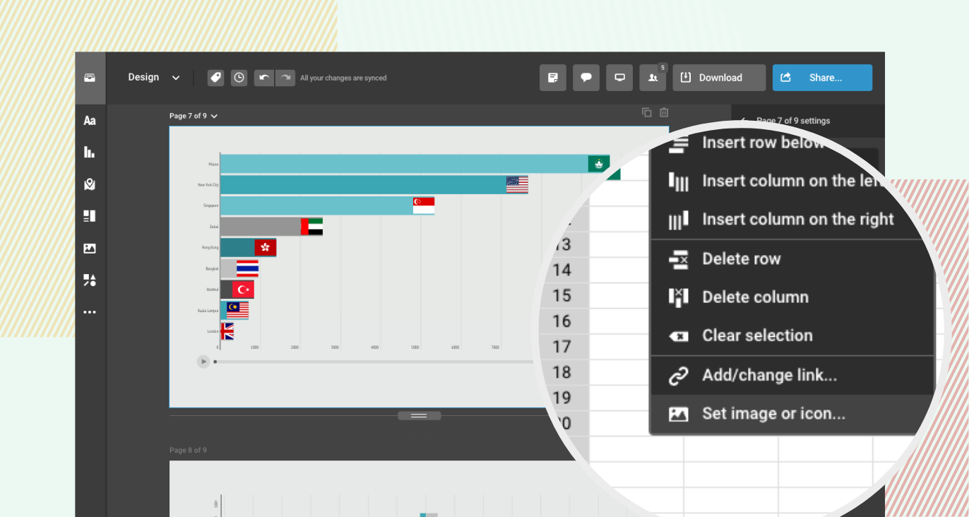 Add Images to Bar Charts Race | Infogram