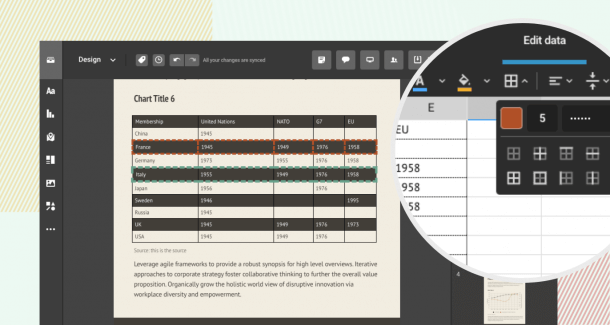 Introducing Table Borders Customization | Infogram