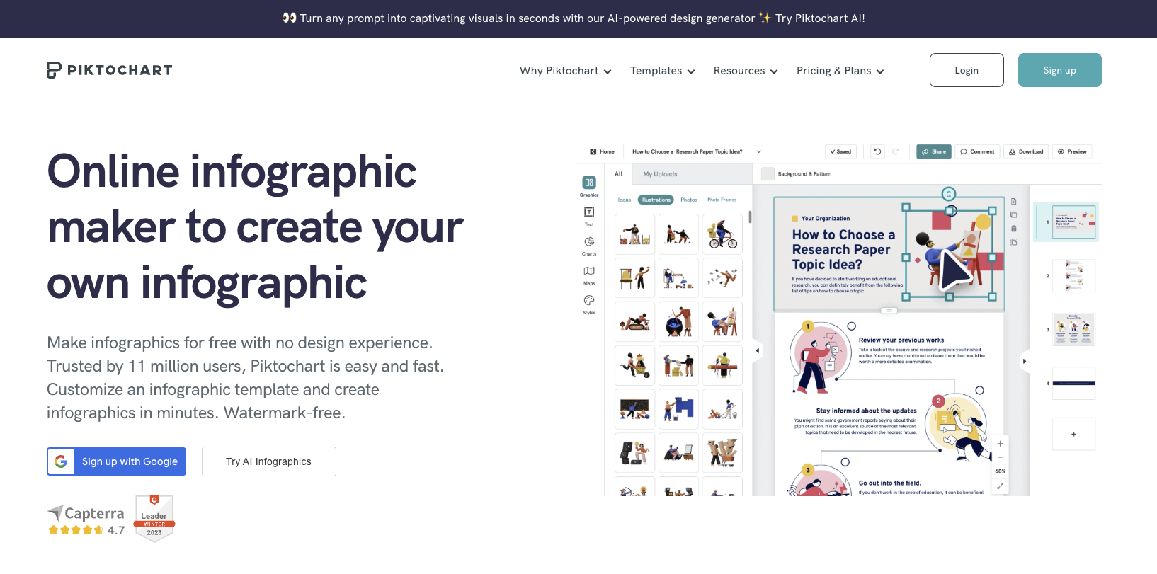 How to Choose the Best AI Tool to Create Infographics | Infogram
