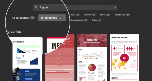 Improved Template Search | Infogram.com