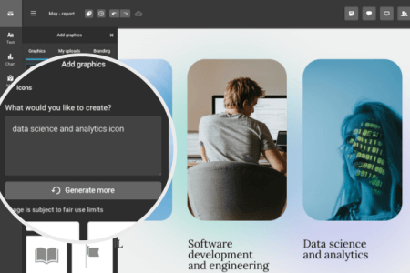 Create custom icons with AI | Infogram