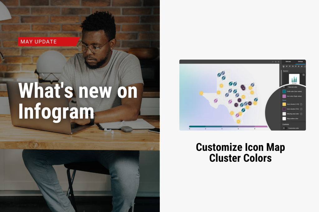 Customize Icon Map Cluster Colors | Infogram