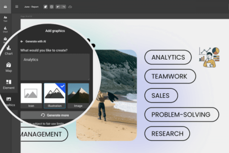 Create AI illustrations from text | Infogram
